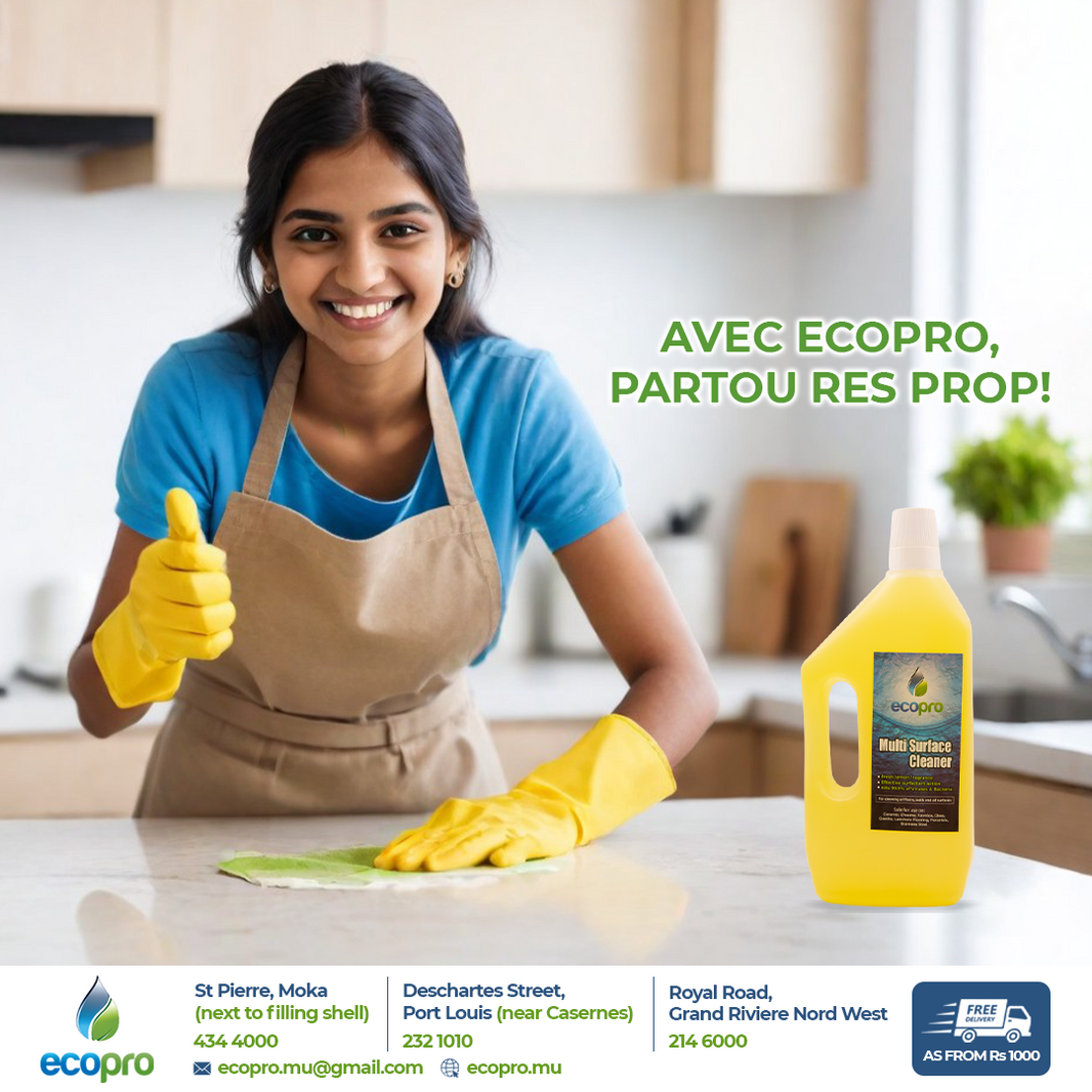 Ecopro Cleaning detergents Mauritius